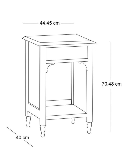 Buro Juliette de madera 6