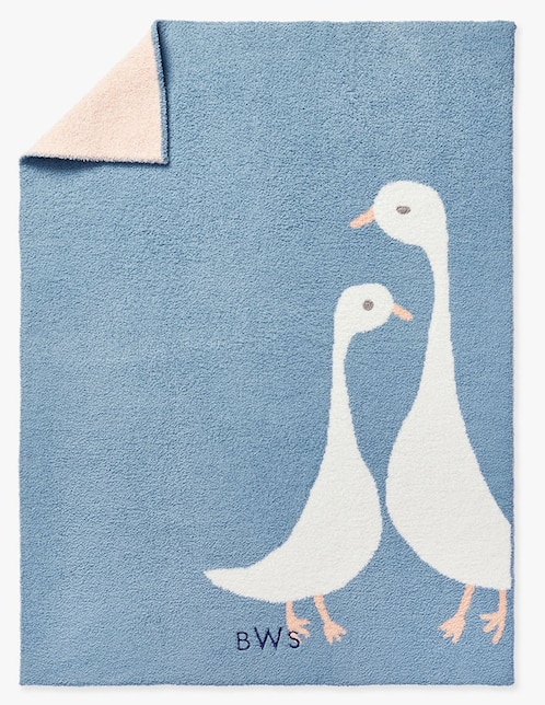 Cobija de tejido plano Fuzzy Duck unisex 1